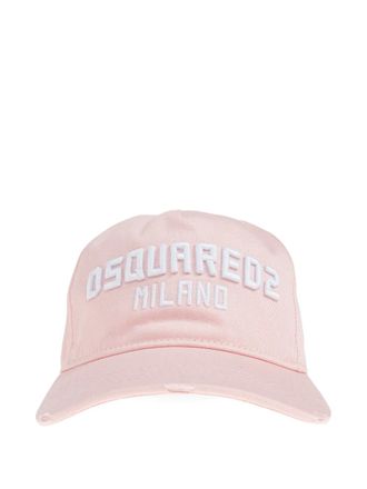 Dsquared2 Bestickte Baseballkappe - Rosa