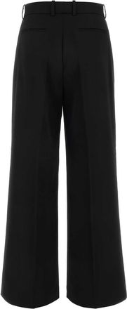 Lanvin Black Exterior: Cotton Pantaloni Trousers