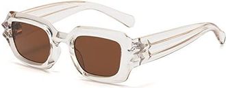 Generic Personnalité Lunettes de soleil Ondulation Jambes Concave Forme Hip Hop Lunettes de soleil, 6, Taille unique