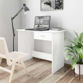 vidaXL Schreibtisch Wei&szlig; 100x50x76 cm Holzwerkstoff Vidaxl