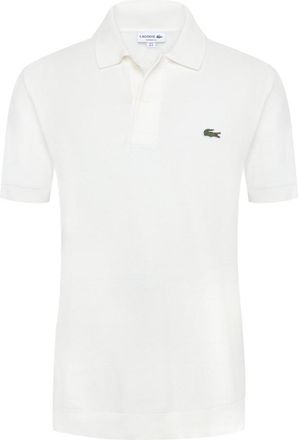 Lacoste Softes Strick-Poloshirt mit kleinem Krokodil-Aufn&auml;her, Classic Fit in