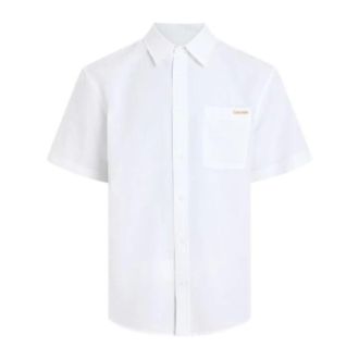 Calvin Klein Herren, Shirts, Wei&szlig;, MGr&ouml;&szlig;e