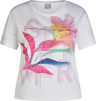 Rabe Femme, Tops, Multicolore, Taille: 48 FR Colour Clash T-Shirt