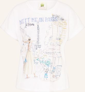 Princess Goes Hollywood Princess Goes Hollywood T-Shirt Mit Schmucksteinen weiss