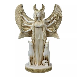 Generic Hecate Hekate Dreifache G&ouml;ttin der Magie, Nacht, Mond, griechische Skulptur, Statue, 18 cm