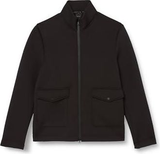 Geox M Sweater Scuba Zip, Noir, XL Homme