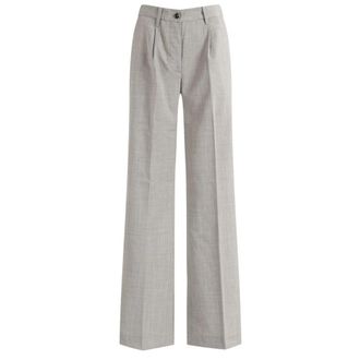 Nine In The Morning Blenda Straight Coulisse - - Trousers - Damen - Grau - W26