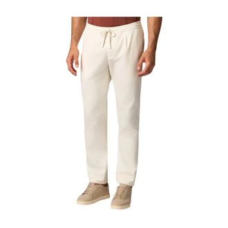 Brooks Brothers Slub Cotton Straight-Leg Pleated Pant - - Trousers - Herren - Beige - W34