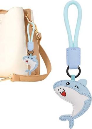 Generico Porte-cl&eacute;s pendentif dauphin requin | Pendentif animal pour sac &agrave; main, porte-monnaie d&eacute;coration - Portable en cuir pour d&eacute;coration de sac &agrave; dos enfan