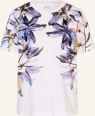 Marc Cain T-Shirt Mit Pailletten weiss