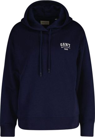 GANT Damen SMALL Graphic Hoodie Kapuzenpullover, Classic Blue, 38
