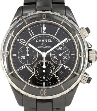 Chanel unisex, Pre-owned, Noir, Taille: ONE Size Montre-bracelet vintage en c&eacute;ramique Pre-owned