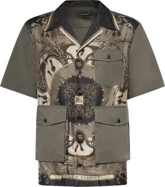 Dolce & Gabbana Homme, Chemises, Gris, Taille: M Shirt