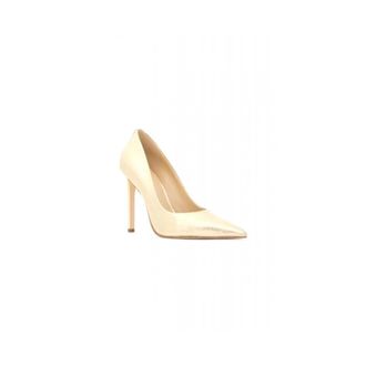Michael Kors Elyse Crackled Metallic Leather Pump - - Shoes - Damen - Gelb - 36 EU