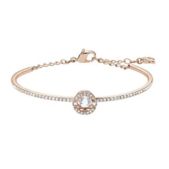 Swarovski Sparkling Dance Bangle Round - - Accessories - Damen - Rosa - ONE SIZE