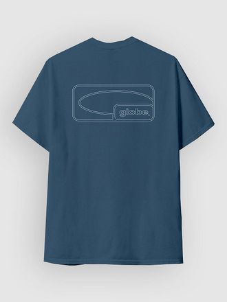 Globe Block T-Shirt steel blue
