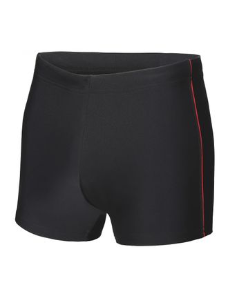 Ladeheid Herren Badehose Badeshorts Beachshorts Schwimmhose LA40-168 (173-Schwarz/Rot, XXL)