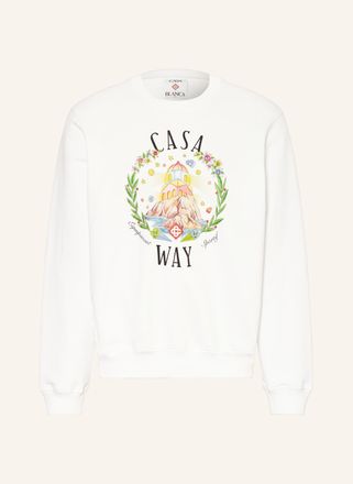 Casablanca Sweatshirt Casa Way weiss