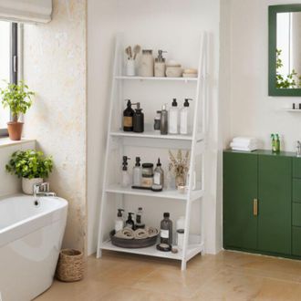 Blossom Blossom - Etag&egrave;re sur pied &agrave; 4 niveaux,Meuble de rangement 63x39x150 cm Maison int&eacute;rieur salle de bain cuisine sous-sol