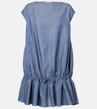 Alaia Alaïa Minikleid aus Chambray