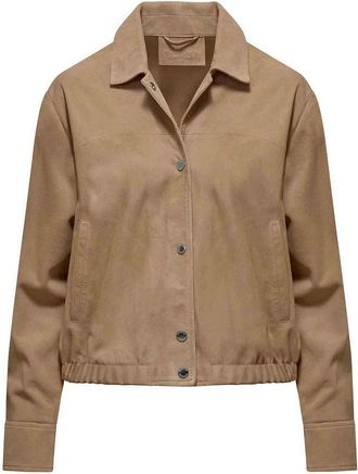Bomboogie Ledermantel - Beige