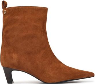 Tommy Hilfiger Stiefeletten Kitten Heel Suede Ankle Boot FW0FW09670 Orange