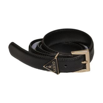 Guess Ceinture Noelle avec logo triangle - Femme - Accessoires - Noir - Taille: L
