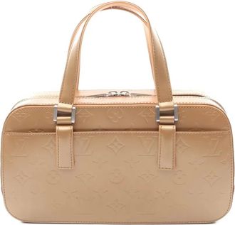 Louis Vuitton sac à main à motif monogrammé embossé (2003) - Tons neutres