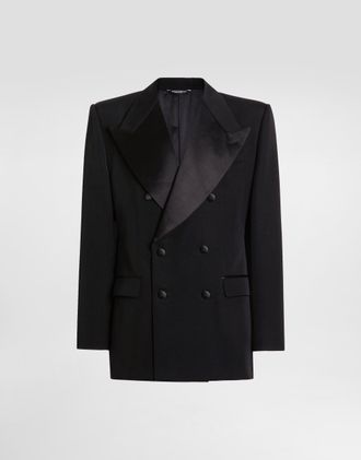 Dolce & Gabbana Double-breasted Sicilia Jacket - Mann Anz&uuml;ge Und Blazer Schwarz 56