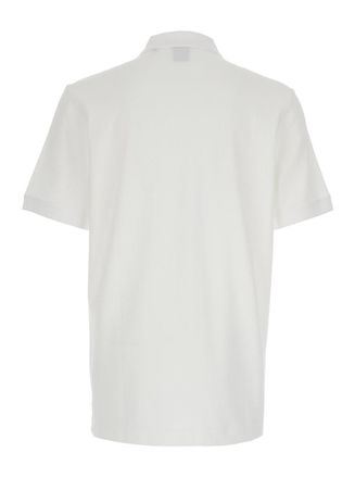 HUGO BOSS Mens Polo Shirt White Cotton T-Shirts And Polos