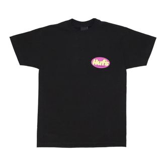 HUF Schwarzes Herren Tee mit Einzigartigem Druck - - Tops - Herren - Schwarzk - S