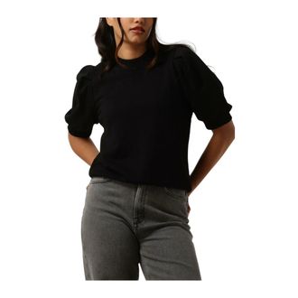 Minus Mika Sweat Damen Pullover Schwarz - - Knitwear - Damen - Schwarzk - XS
