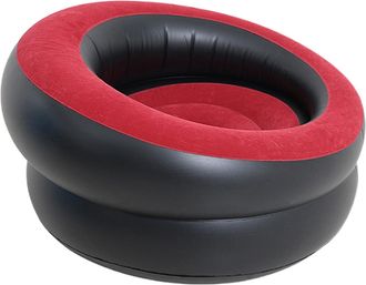 Generico Aufblasbares Relax-Sofa, tragbar, mit beflockter, f&uuml;r den Innen- und Au&szlig;enbereich, Garten, Terrasse, Camping, Filmabend, Schlafzimmer, Wohnzimmer