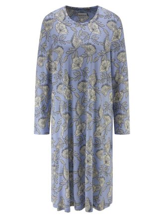 Ringella Nachthemd Rundhals-&shy;Ausschnitt Ringella blau