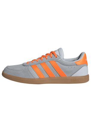 adidas Damen BREAKNET Sleek Shoes, Halo Blue/Lucid Orange/GUM10, 36 2/3 EU