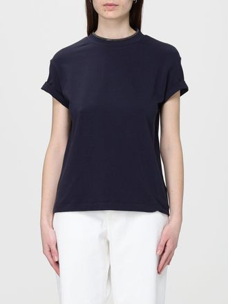 Brunello Cucinelli T-Shirt BRUNELLO CUCINELLI Femme couleur Bleu
