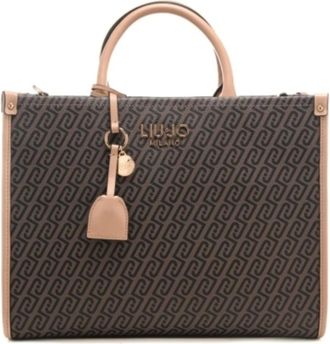 Liu Jo Femme, Sacs, Brun, Taille: ONE Size Shopping Bag 34 x 28 x 13