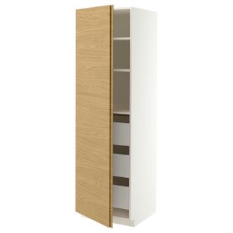 IKEA METOD / MAXIMERA Hochschrank m Schubladen
