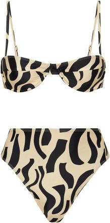 Faithfull The Brand Femme, Maillots de bain, Multicolore, Taille: 42 FR Farrah Bikini Top & Chania Bikini Bottoms