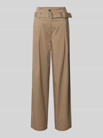Marc O'Polo Regular Fit Weite Hose mit integriertem G&uuml;rtel