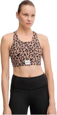 Emporio Armani Emporio Armani Ea7, Femme, Tops, Beige, Taille: 38 FR Brassi&egrave;re de sport