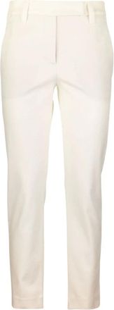 Brunello Cucinelli Femme, Pantalons, Beige, Taille: 42 FR Straight Pantalons