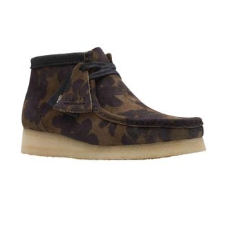 Clarks Wallabee Stiefel f&uuml;r Herren, Kalbvelours (Schwarz)