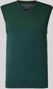 Christian Berg Strickshirt aus Merino-Mix mit V-Ausschnitt