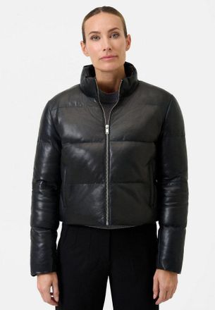 Ricano Lederjacke Audrey Ledersteppjacke mit Stehkragen