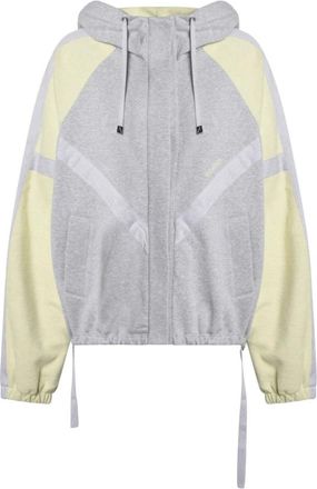 The Attico Femme, Vestes, Gris, Taille: 34 FR Veste Bomber Oversize &agrave; Capuche