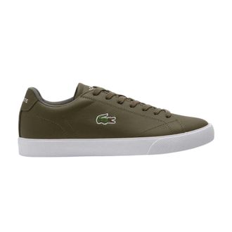 Lacoste Lerond Set Gesticktes Logo Sneaker f&uuml;r Herren (Khakigr&uuml;n)