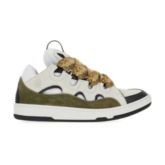 Lanvin Homme, Chaussures, Multicolore, Taille: 40 EU Curb Leather Baskets