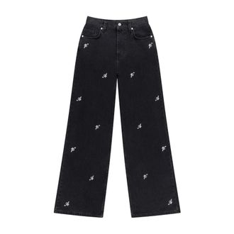 Axel Arigato Clara Wide-Leg Jeans - - Jeans - Damen - Schwarzk - W28