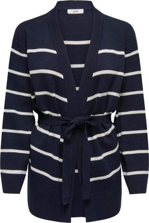 Jacqueline de Yong Gestreifter Cardigan Strick - - Knitwear - Damen - Blau - S